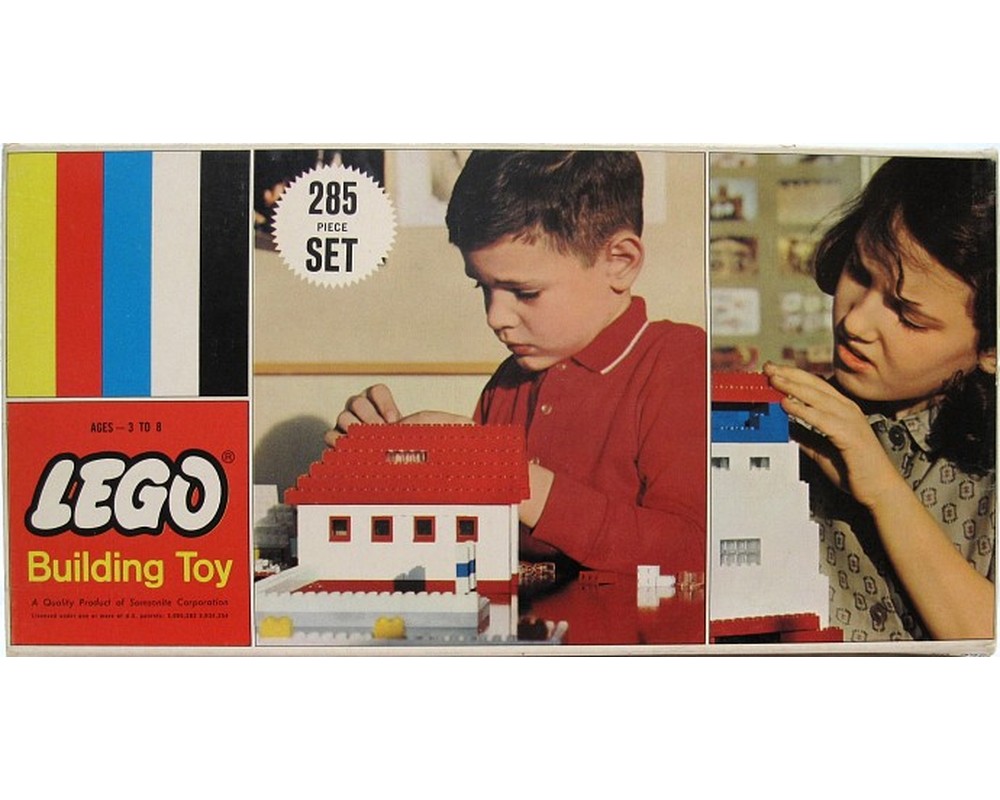 LEGO Set 285-1 Medium Basic Set (1966 System > Samsonite) | Rebrickable ...