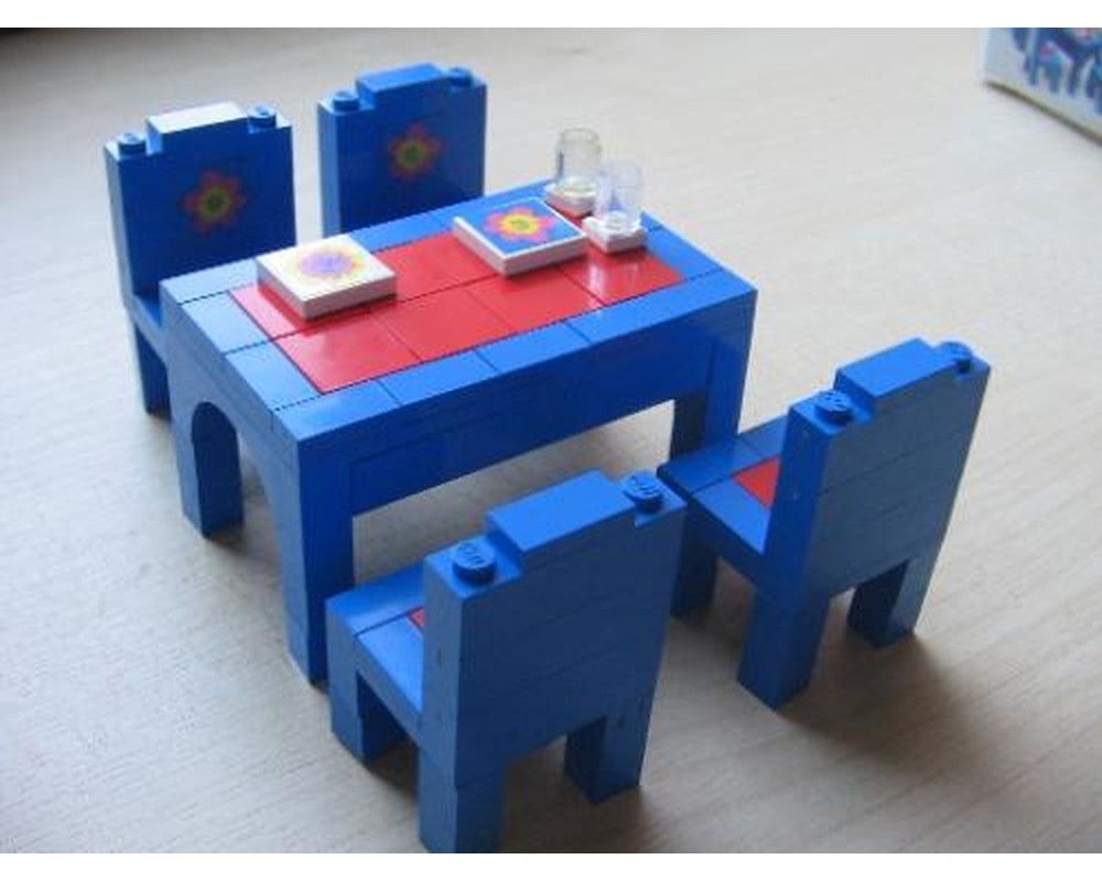 LEGO Set 290-2 Dining Suite (1973 Homemaker) | Rebrickable - Build with ...
