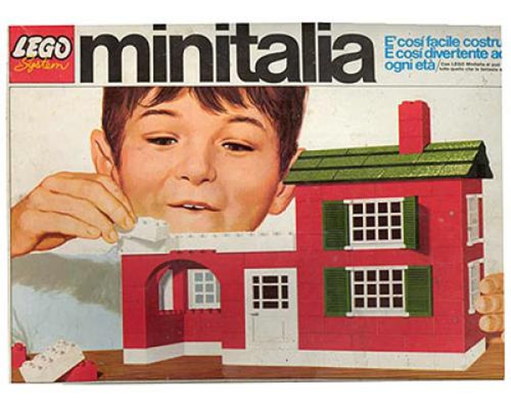 LEGO Set 3-6 Medium House Set (1970 Minitalia) | Rebrickable - Build ...