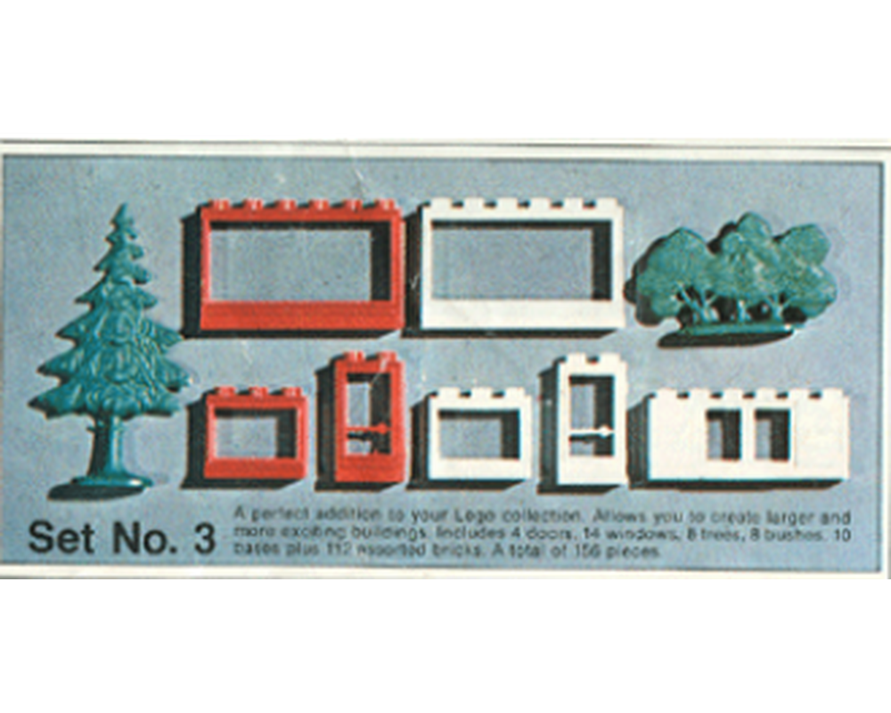 LEGO Set 3-7 Set No 3 - Quaker/Life Cereal (1969 Classic) | Rebrickable ...