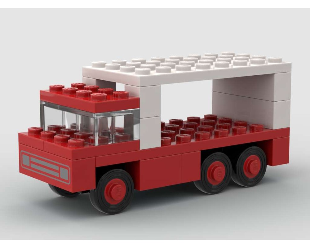 LEGO Set 3-8-s2 Soda Truck (1971 System > Samsonite) | Rebrickable ...