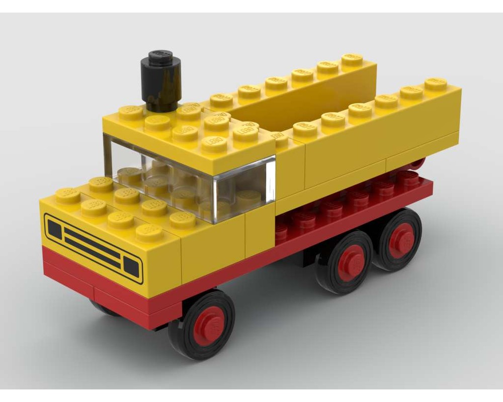 LEGO Set 3-8-s3 Dump Truck (1971 System > Samsonite) | Rebrickable ...