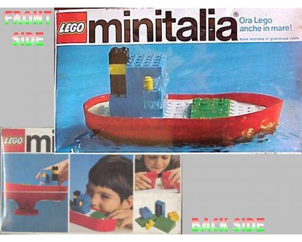 LEGO Set 30-2 Small Ship Set (1973 Minitalia) | Rebrickable - Build ...
