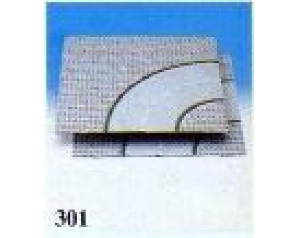 LEGO Set 301-1 Curved Road Plates (1978 Town > Classic Town ...