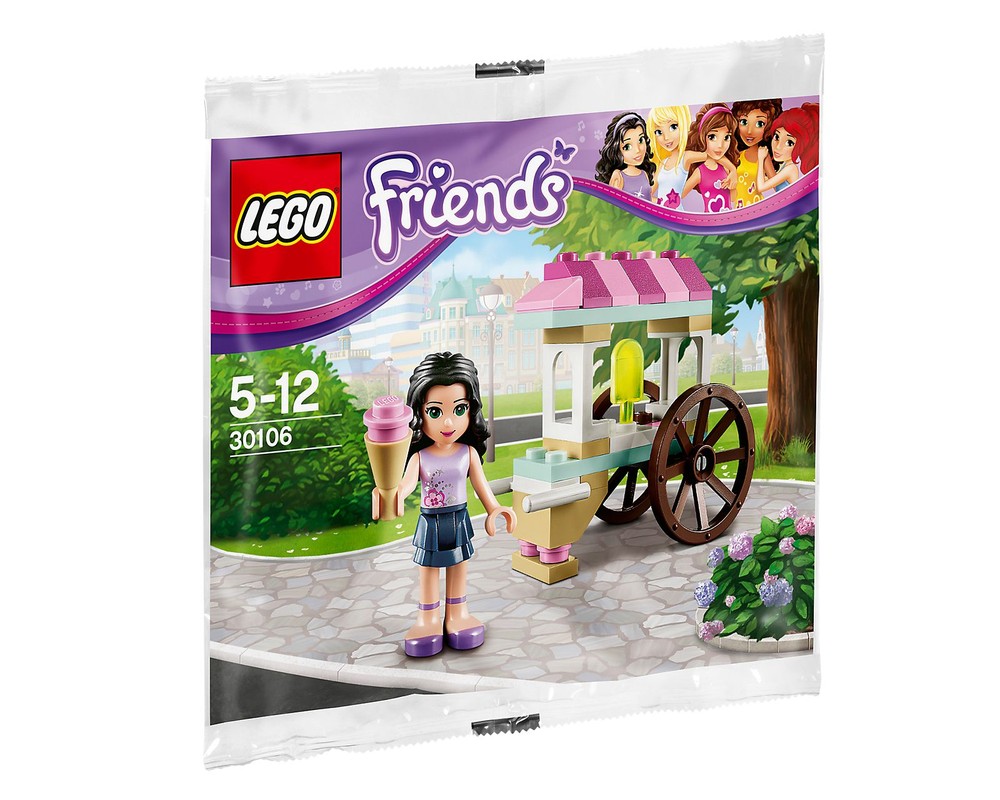 LEGO Set 30106-1 Ice Cream Stand (2013 Friends) | Rebrickable - Build ...