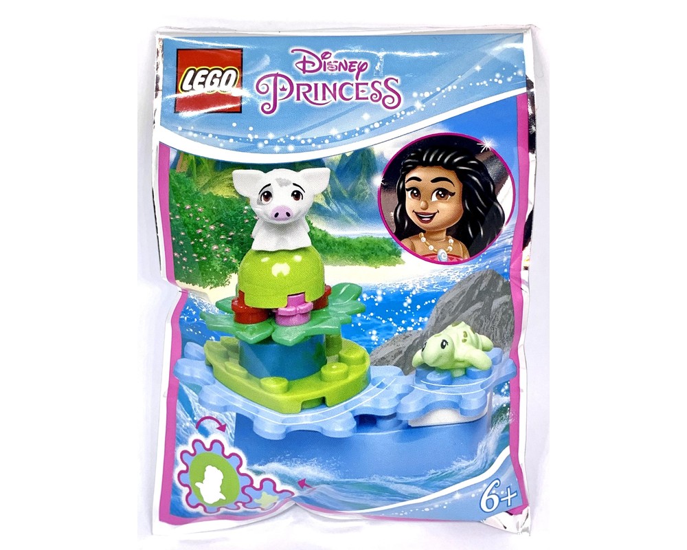 LEGO Set 302008-1 Pig Pua and Turtle (2020 Disney > Disney Princess ...