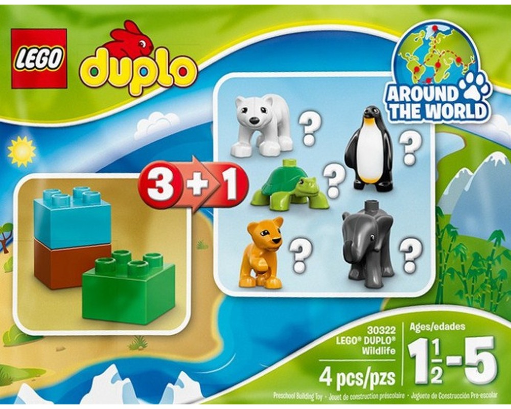 LEGO Set 30322-2 Wildlife Polar Bear (2016 Duplo) | Rebrickable - Build ...