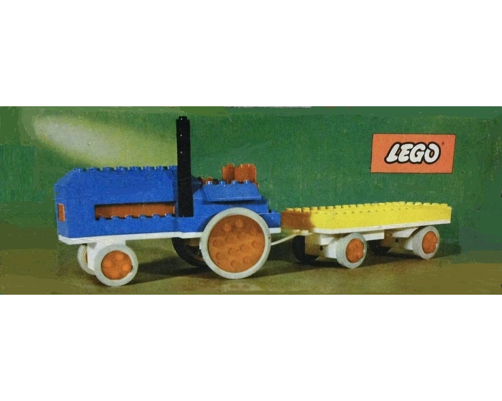 LEGO Set 304-2 Tractor & Trailer (1964 System) | Rebrickable - Build ...