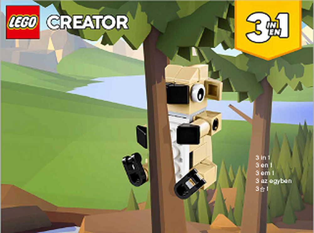 LEGO Set 30542-1-b2 Koala (2018 Creator > Creator 3-in-1) | Rebrickable ...