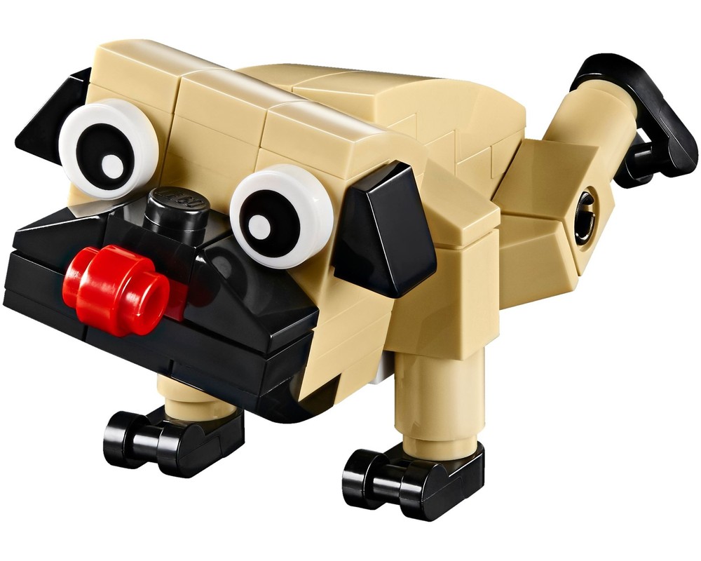 LEGO Set 30542-1-s1 Pug (2018 Creator > Creator 3-in-1) | Rebrickable ...