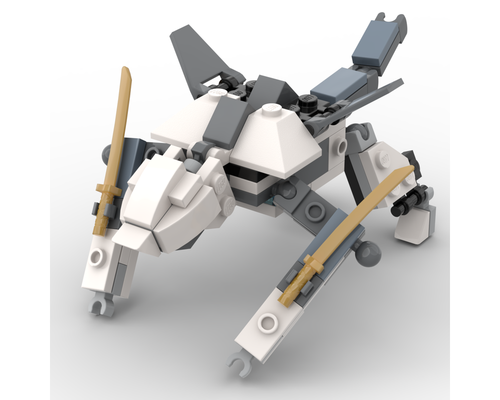 LEGO Set 30591-1-b1 Titanium Dragon (2021 Ninjago) | Rebrickable ...