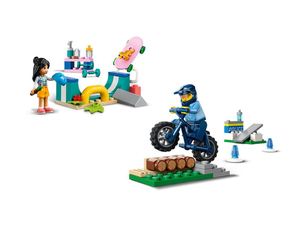 LEGO Set 30638-2 Police Bicycle Training & Skate Ramp (2023 Other ...