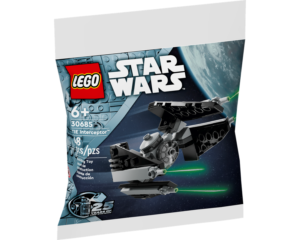 LEGO Set 30685-1 TIE Interceptor (2024 Star Wars) | Rebrickable - Build ...