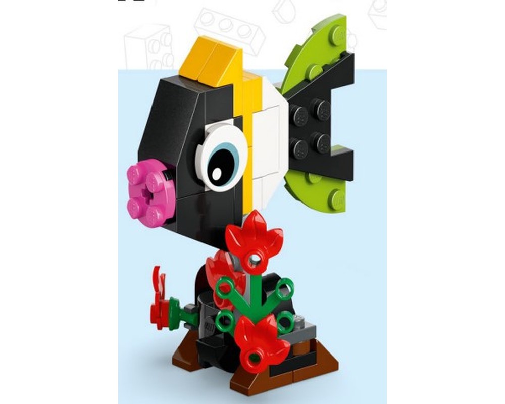 LEGO Set 30688-1-b1 Fish (2025 Creator > Creator 3-in-1) | Rebrickable ...