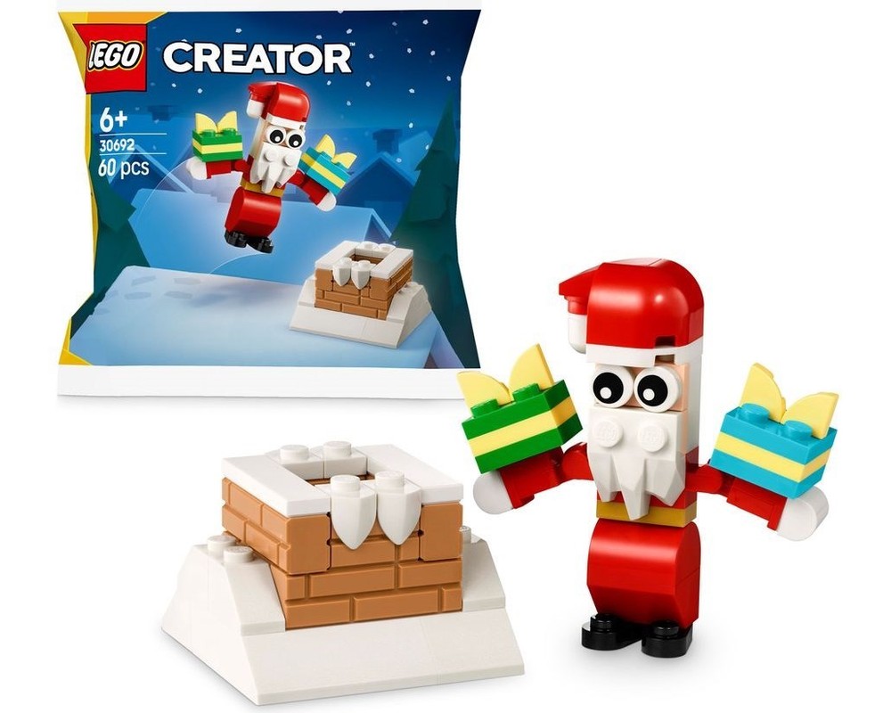 LEGO Set 30692-1 Christmas Chimney Fun with Santa (2025 Seasonal ...