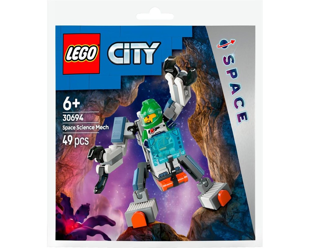 LEGO Set 30694-1 Space Science Mech (2025 City) | Rebrickable - Build ...
