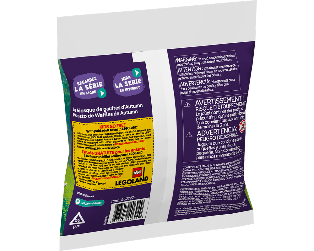 LEGO Set 30696-1 Autumn's Waffle Stand (2025 Friends) | Rebrickable ...