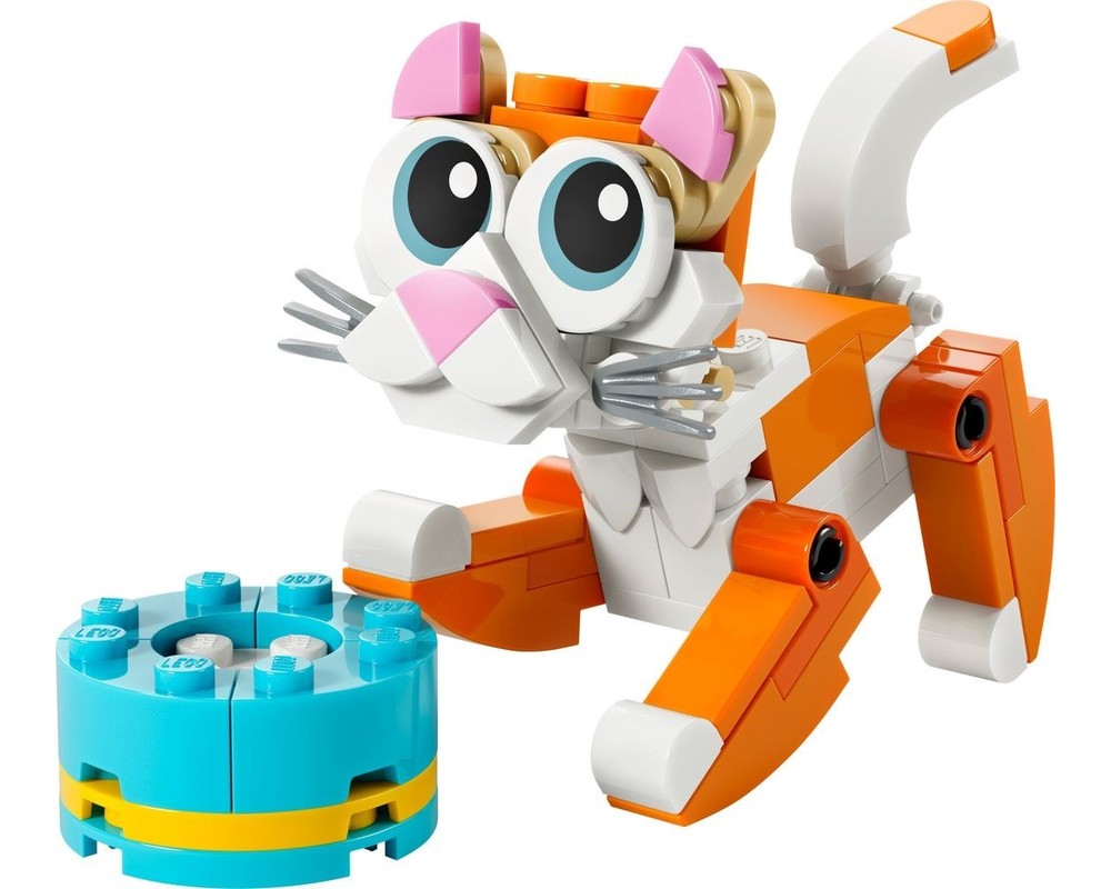 LEGO Set 30714-1 Orange Cat (2026 Creator > Creator 3-in-1 ...