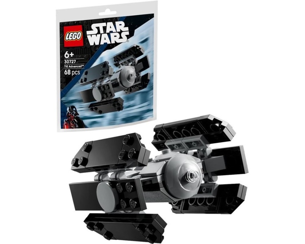 LEGO Set 30727-1 TIE Advanced Mini-Build (2026 Star Wars) | Rebrickable ...