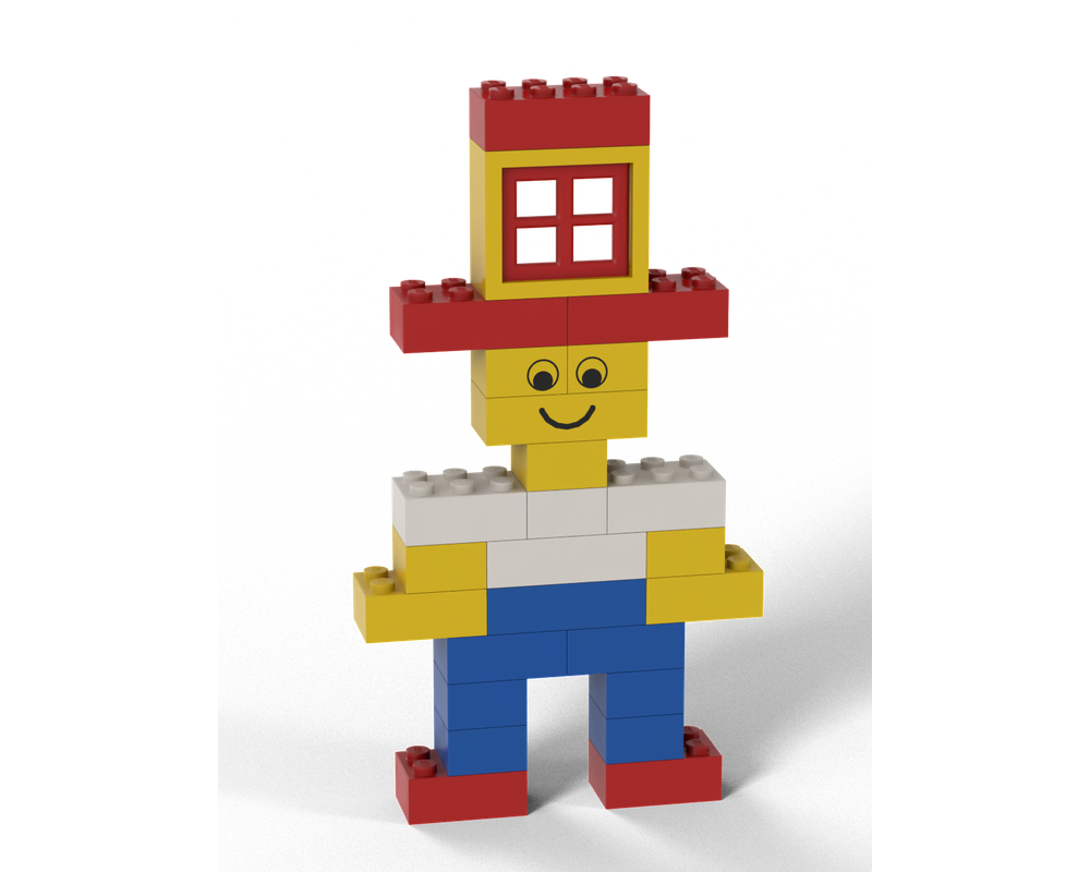 LEGO Set 310-4-c19 Man with hat (1985 Universal Building Set > Basic ...