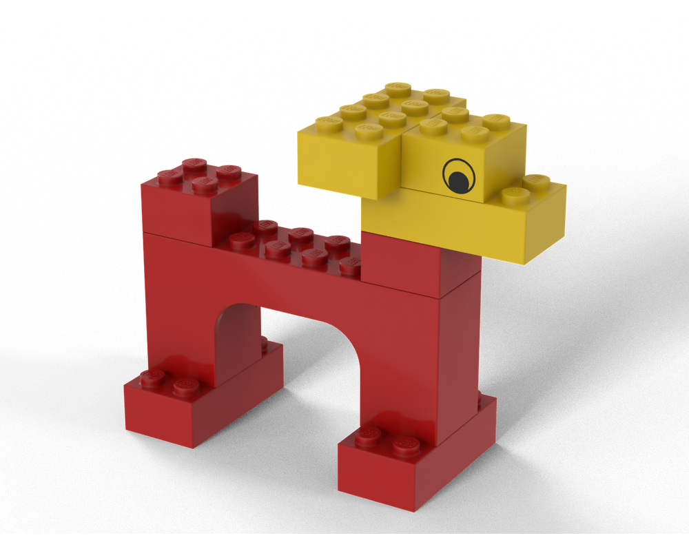 LEGO Set 310-4-c7 Dog (1985 Universal Building Set > Basic ...