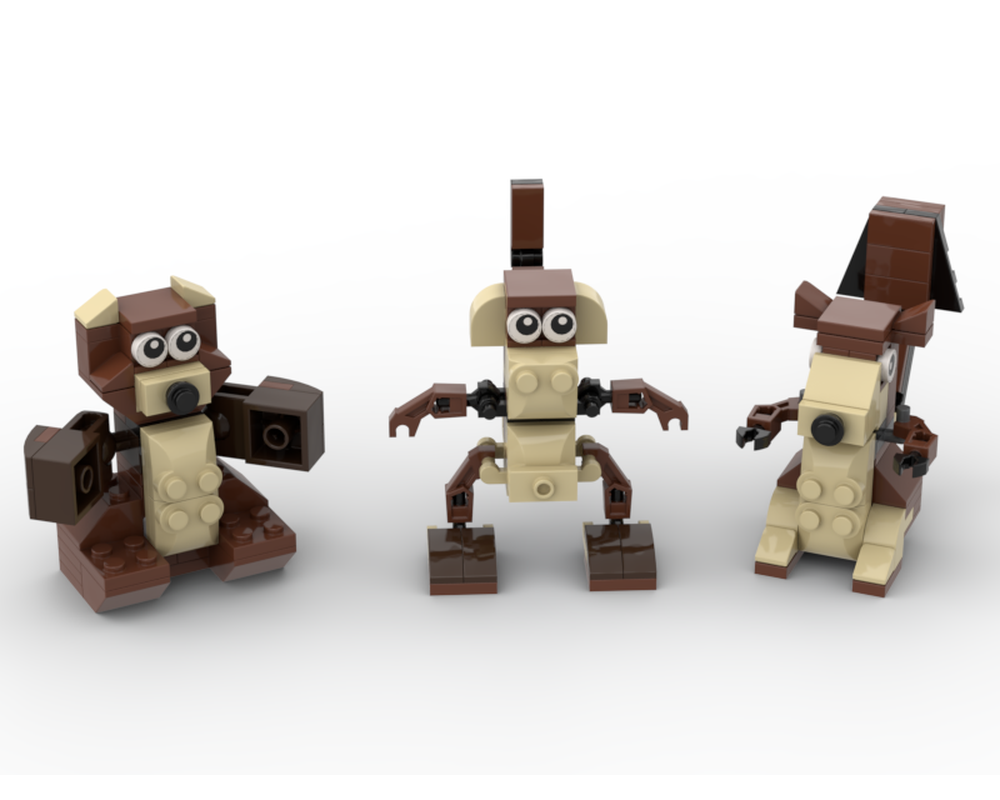 LEGO Set 31019-1-b3 Forest Animals (Mini Version) (2014 Creator ...