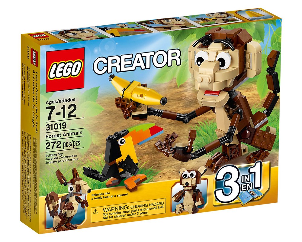 LEGO Set 31019-1 Forest Animals (2014 Creator > Creator 3-in-1 ...