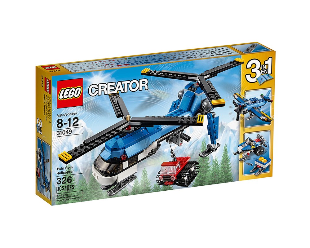 LEGO Set 31049-1 Twin Spin Helicopter (2016 Creator > Creator 3-in-1 ...