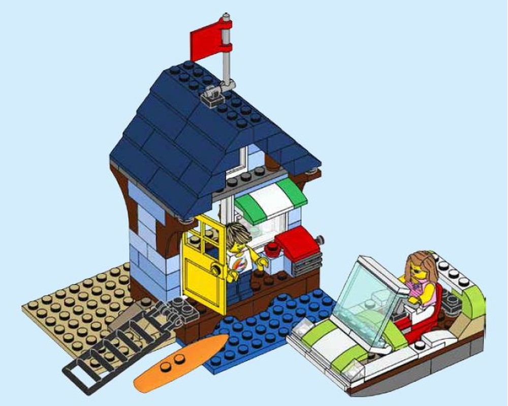 LEGO Set 31063-1-b2 Boatside Harbor (2017 Creator > Creator 3-in-1 ...