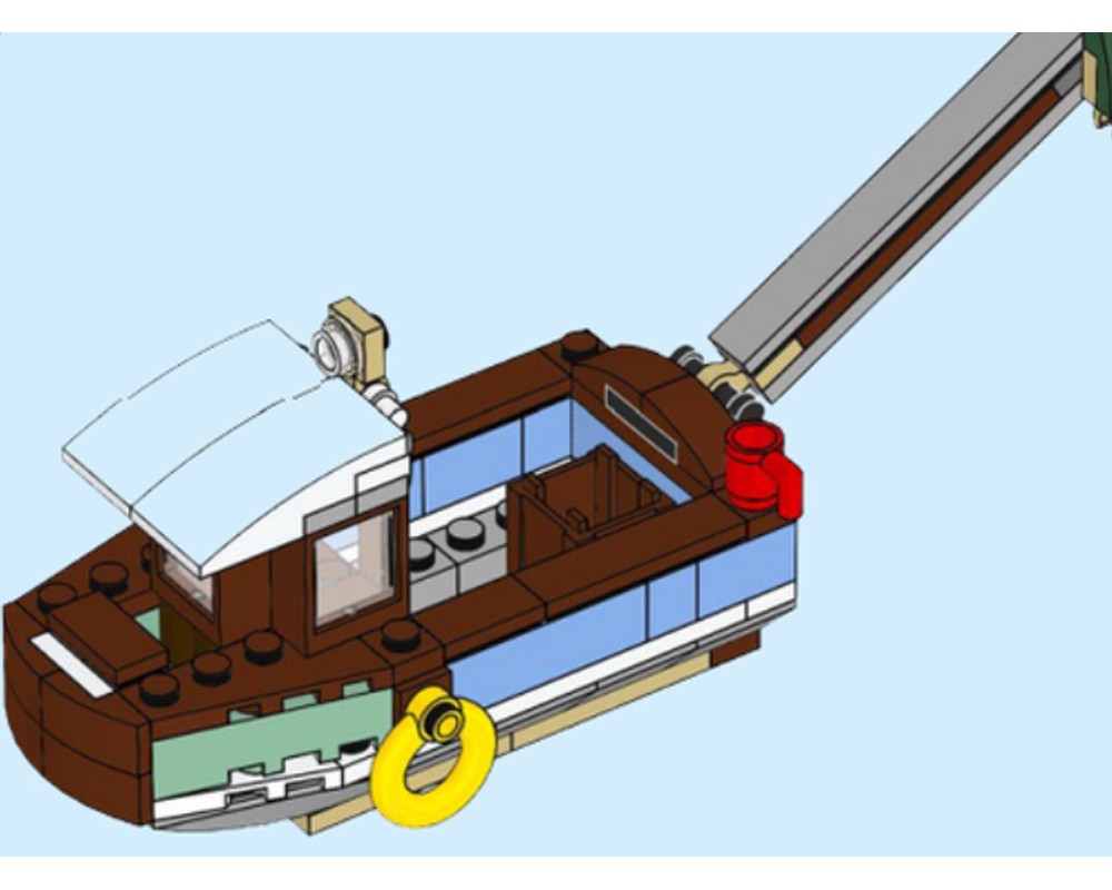 LEGO Set 31093-1-b2-s1 Fishing Boat (2019 Creator > Creator 3-in-1 ...