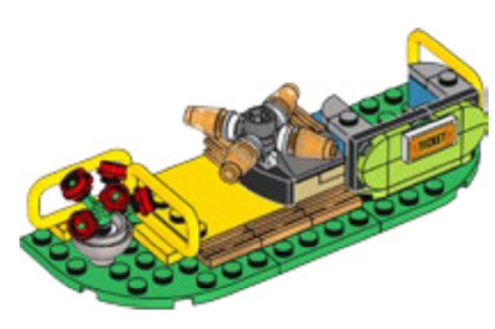 LEGO 31095-1-b2-s1 Ticket Booth & Turnstile (2019 Creator > Creator 3 ...