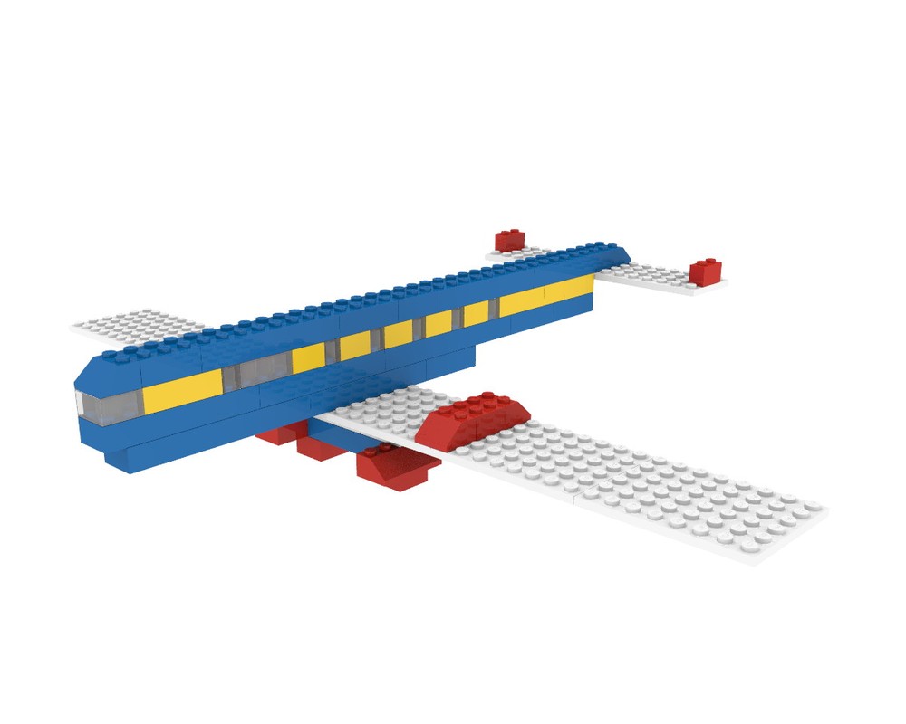 LEGO Set 311-4-b1 Large Passenger Plane (1961 System) | Rebrickable ...