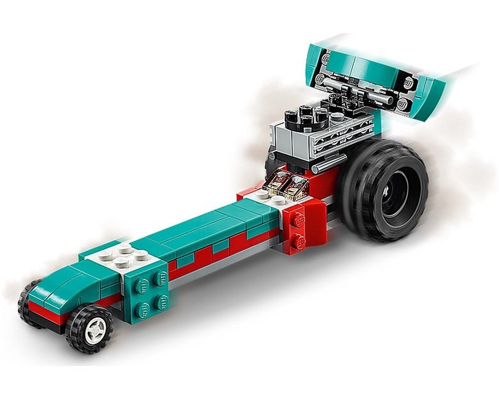 LEGO Set 31101-1-b2 Dragster (2020 Creator > Creator 3-in-1 ...