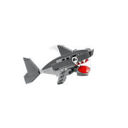 LEGO MOC Mini Shark by DoonsterBuildsLego | Rebrickable - Build with LEGO