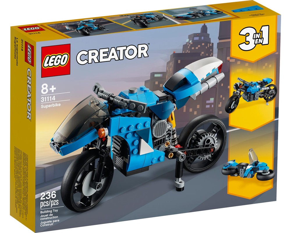LEGO Set 31114-1 Superbike (2021 Creator > Creator 3-in-1 ...