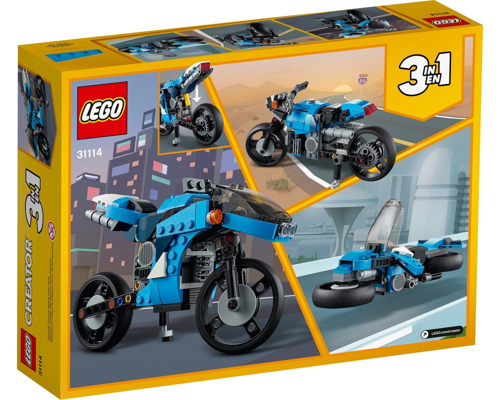 LEGO Set 31114-1 Superbike (2021 Creator > Creator 3-in-1 ...