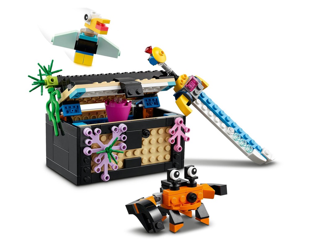 LEGO Set 31122-1-b1 Treasure Chest (2021 Creator > Creator 3-in-1 ...
