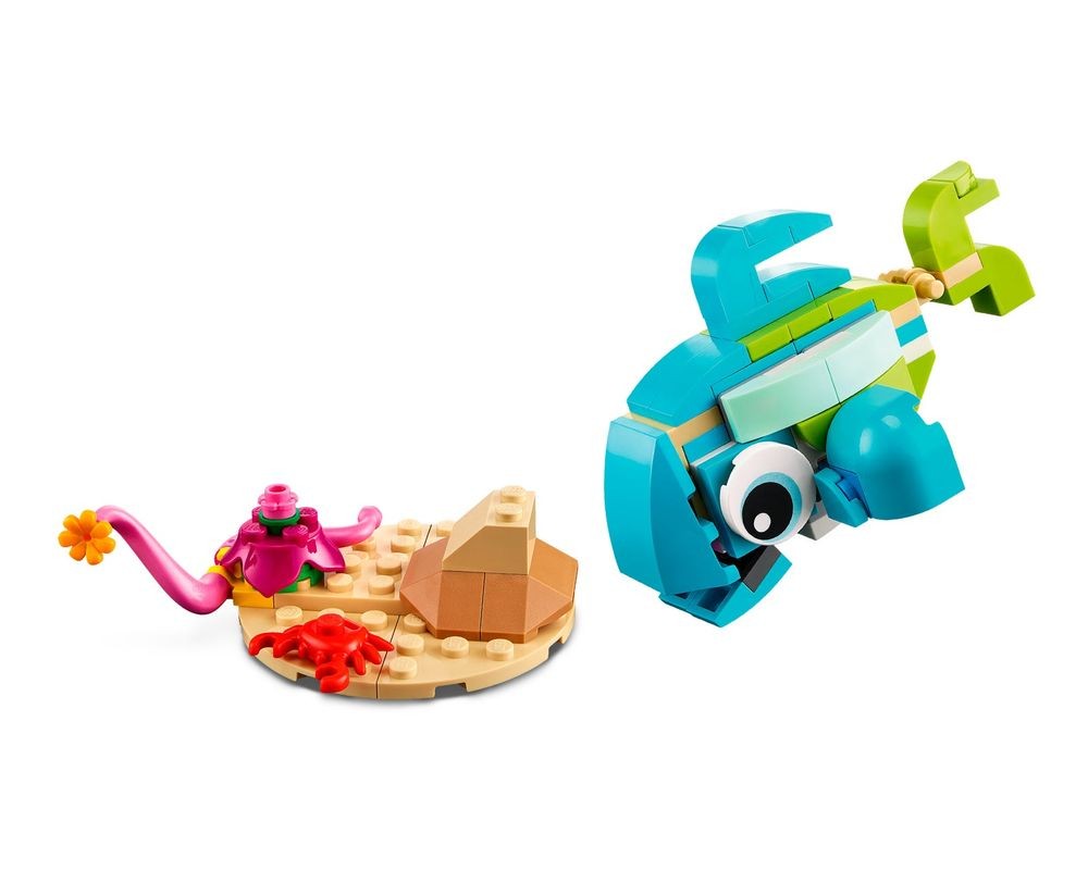 LEGO Set 31128-1-b1 Fish And Crab (2022 Creator > Creator 3-in-1 ...