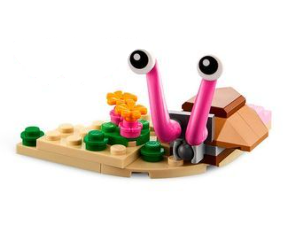 LEGO Set 31128-1-b2-s1 Sea Snail (2022 Creator > Creator 3-in-1 ...