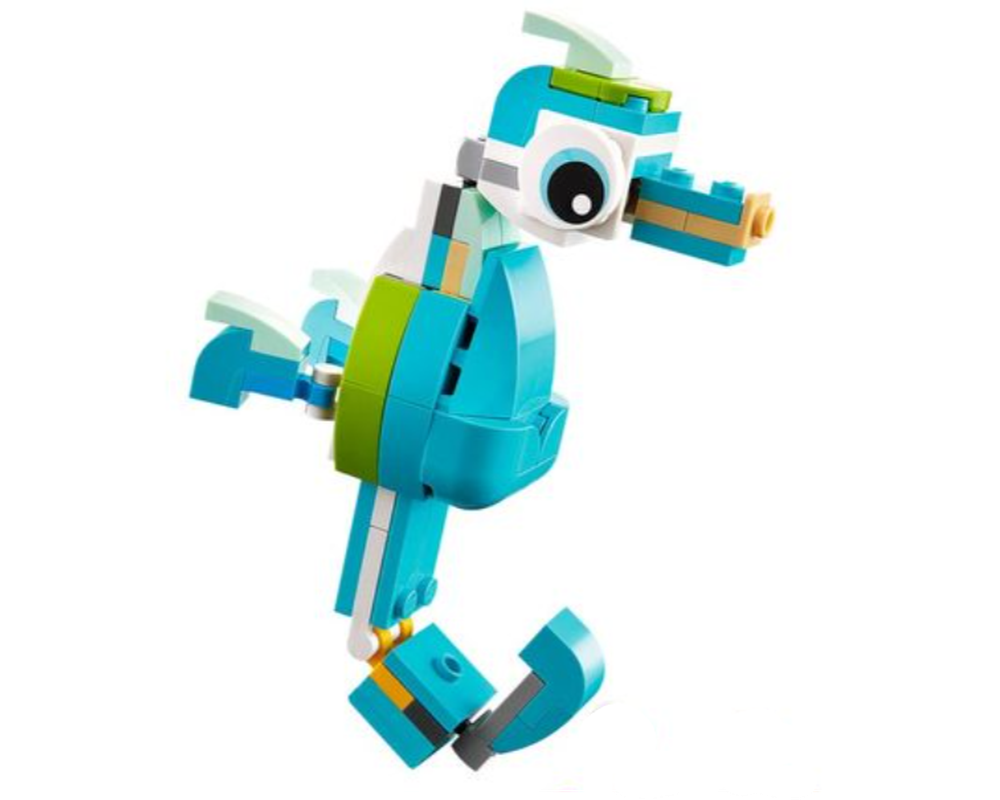 LEGO Set 31128-1-b2-s2 Seahorse (2022 Creator > Creator 3-in-1 ...