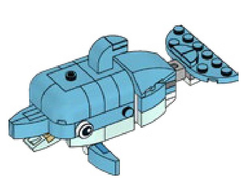 LEGO Set 31128-1-s3 Dolphin (2022 Creator > Creator 3-in-1 ...