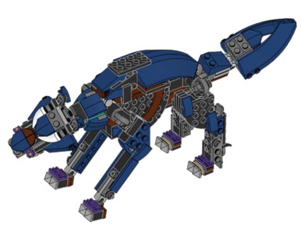 LEGO Set 31132-1-b2-s2 Giant Wolf (2022 Creator > Creator 3-in-1 ...