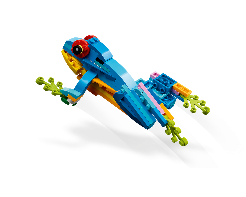 LEGO Set 31136-1 Exotic Parrot (2023 Creator > Creator 3-in-1 ...