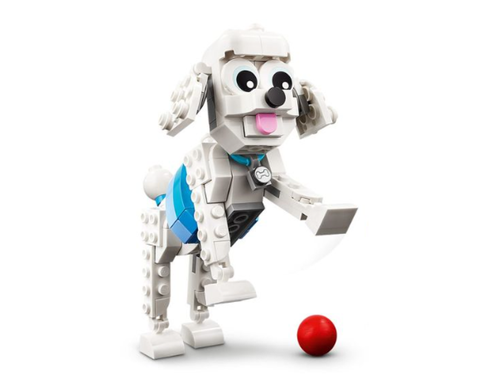 LEGO Set 31137-1-s6 Poodle (2023 Creator > Creator 3-in-1 ...