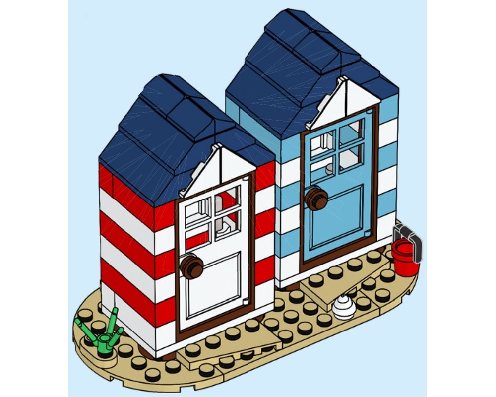 LEGO Set 31138-1-s2 Beach Huts (2023 Creator > Creator 3-in-1 ...