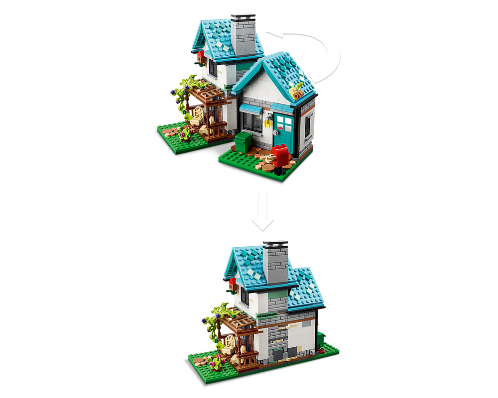 LEGO Set 31139-1 Cozy House (2023 Creator > Creator 3-in-1 ...