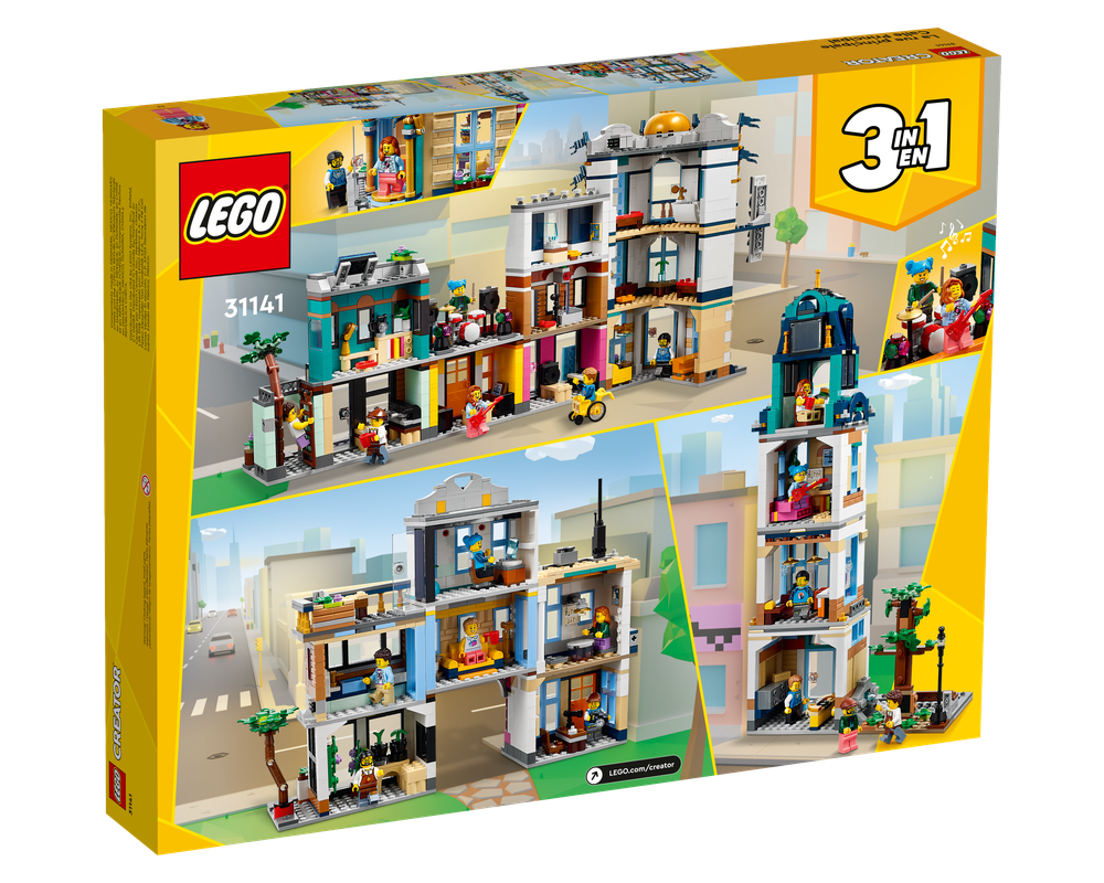 LEGO Set 31141-1 Main Street (2023 Creator > Creator 3-in-1 ...
