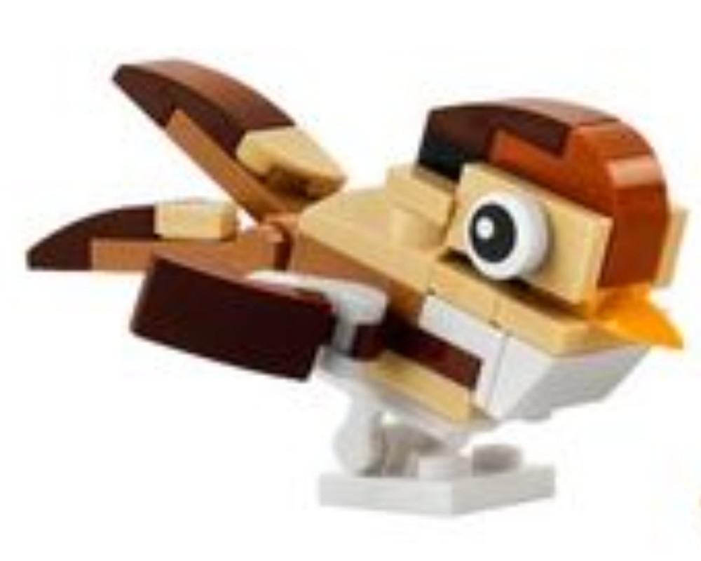 LEGO Set 31143-1-s3 Brown Bird (2023 Creator > Creator 3-in-1 ...