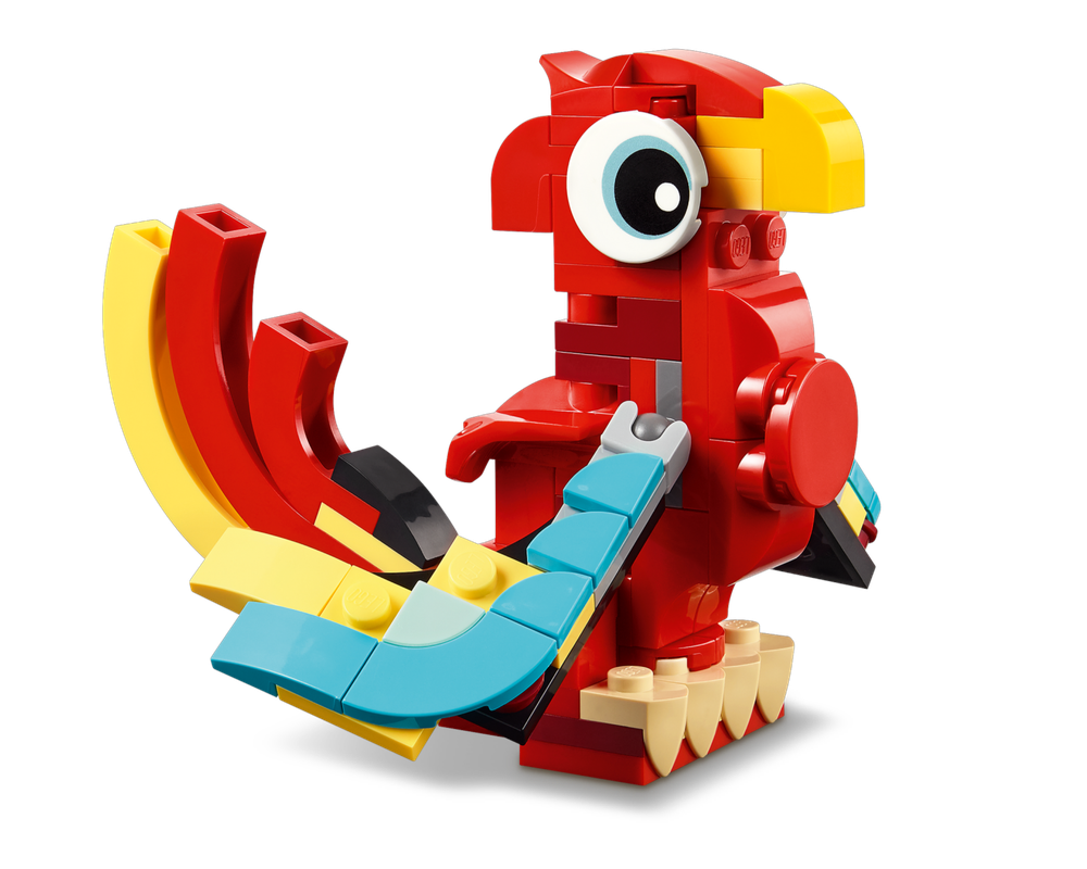 LEGO Set 31145-1 Red Dragon (2024 Creator > Creator 3-in-1 ...