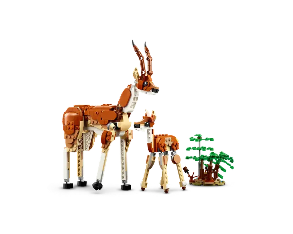 LEGO Set 31150-1-b2 Gazelles (2024 Creator > Creator 3-in-1 ...